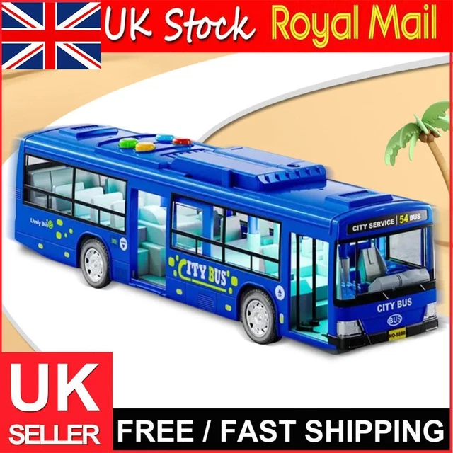SIMULATION BUS MODEL Toy with Light & Music Electric City Bus Toy for ...