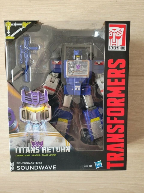 HASBRO TRANSFORMERS TITANS Return SOUNDWAVE Sound Wave NUOVO IMBALLO ...