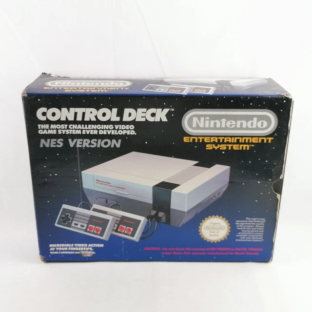 NES NINTENDO CONTROL Deck Console Boxed PAL £184.99 - PicClick UK