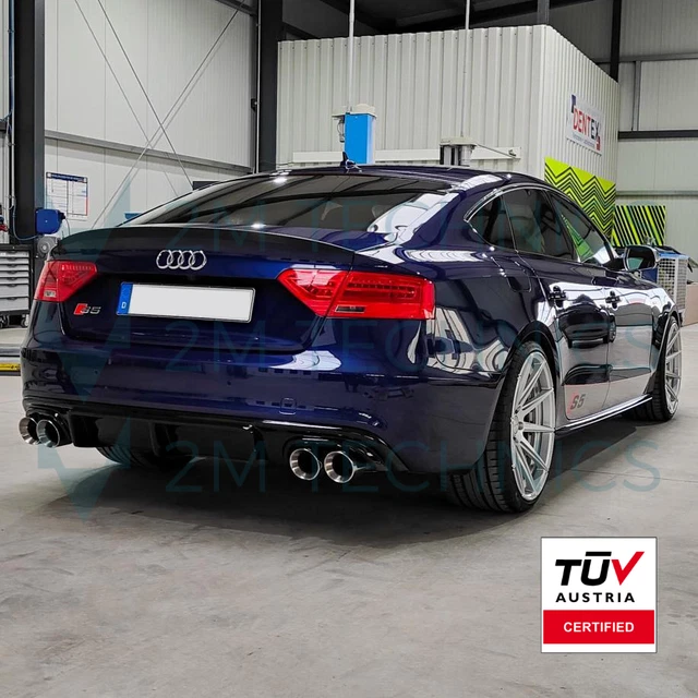 AUDI A5 S5 S-Line Rear Diffuser Undertray Sportback RS5 Fiberglass ...