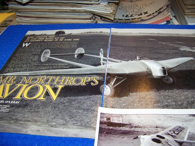 NORTHROP AVION &MR. Northrop's Avion".. History/Details/Photos/Specs ...