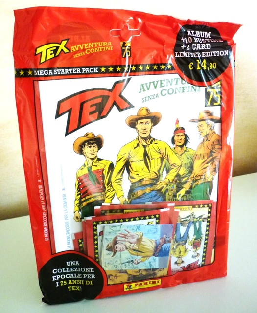ALBUM FIGURINE PANINI-TEX-AVVENTURA Senza Confini-Limited Edition ...