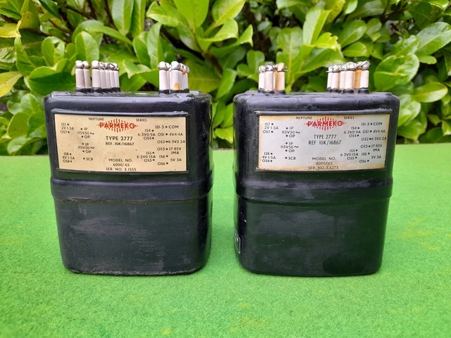 PAIR OF PARMEKO 2777 6000/65 Transformers EUR 229,30 - PicClick IT
