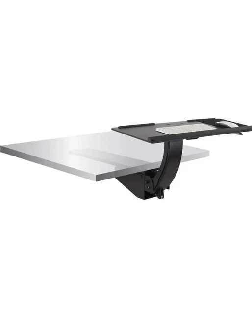 SIT STAND KEYBOARD Tray, Height Adjustable under Desk Keyboard and ...