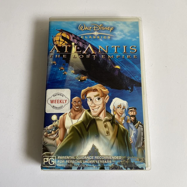 ATLANTIS THE LOST Empire (VHS, 2002) Disney Video Tape Animated Kids ...