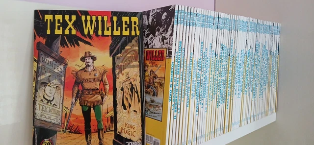 TEX - LOTTO/SEQUENZA COMPLETA TEX WILLER GIOVANE- DAL n° 0 AL n° 60 ...