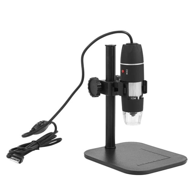MICROSCOPIO USB DIGITAL Microscopio electronico 50X ~ 500X 5MP USB 8 ...
