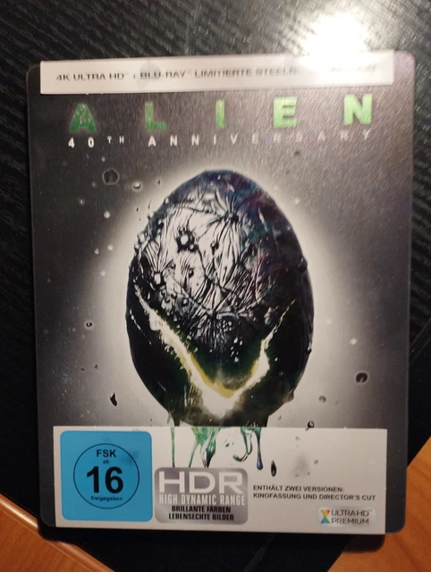 ALIEN - 40TH Anniversary 4K UHD Steelbook Limited Edition Blu-ray NEU ...