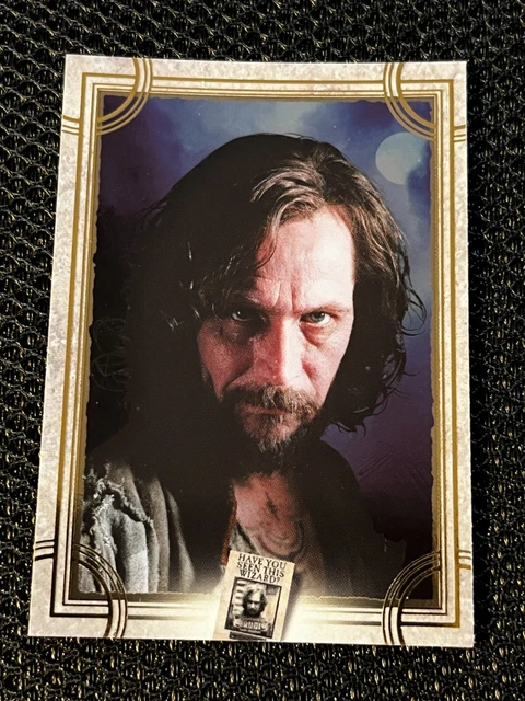 HARRY POTTER WELCOME Hogwarts Wizarding World Trading Card Sirius # 62 ...
