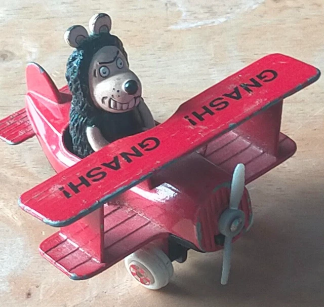 DENNIS THE MENACE & Gnasher GNASHER IN RED PLANE 3" langer Druckguss ...
