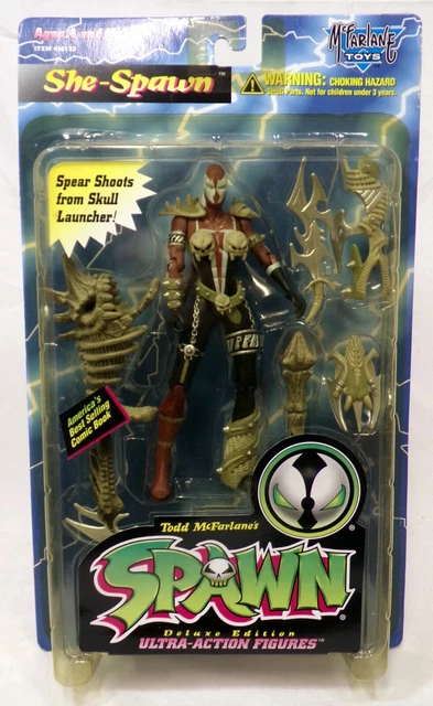 FIGURINE MCFARLANE TOYS 1996 Spawn Série 4 She-Spawn Version Standard 6" Scellée EUR 26,83 ...