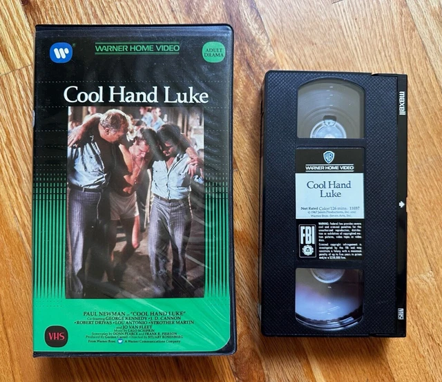 RARE VINTAGE COOL HAND LUKE VHS Paul Newman George Kennedy WB Warner ...