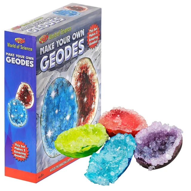MAKE YOUR PROPRE Geodes Enfants Géode Cristaux Science Expérience ...