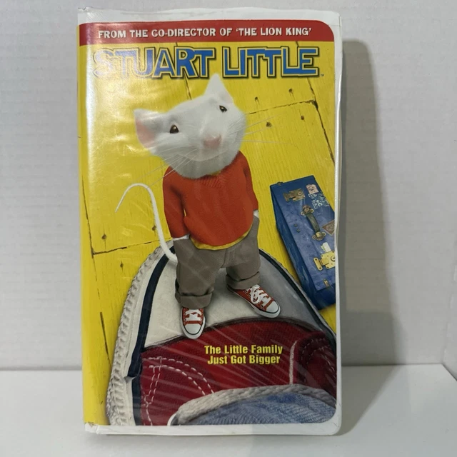 STUART LITTLE (VHS 2000, Clamshell, CC) Michael J. Fox, Geena Davis ...
