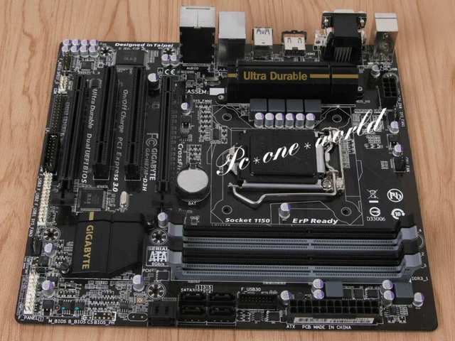 GIGABYTE GA-H87M-D3H MOTHERBOARD Socket 1150 DDR3 Intel H87 100% ...