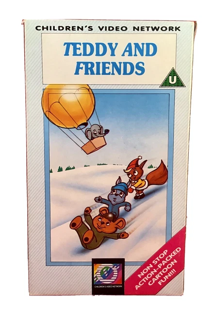 TEDDY AND FRIENDS Children’s Video Network VHS Retro Vintage Video ...