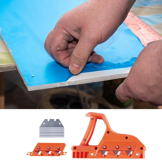 2X(PLASTER BOARD EDGER Gypsum Board Hand Plane Drywall Chamfer ...