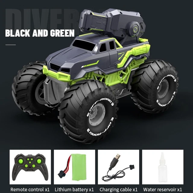 2.4G RC-CAR SELF-ABSORBING High-pressure Water Gun Remote Control ...