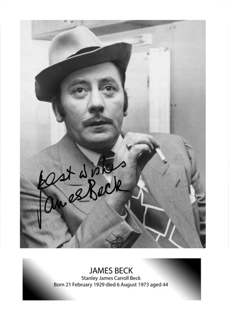 JAMES BECK DAD'S Army actor A4 reproduction signature poster choice of ...
