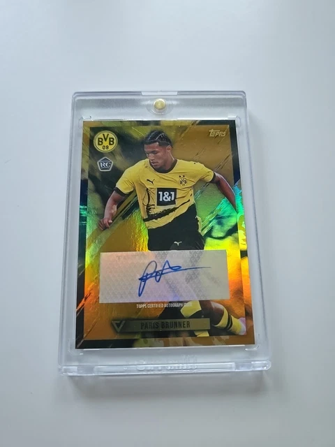 TOPPS BORUSSIA DORTMUND vernissage Paris Brunner recrue voiture /50 EUR ...