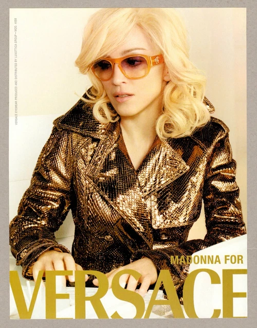 VERSACE FASHION ADVERT 2005 featuring Madonna 11" x 8.25" £12.00 ...