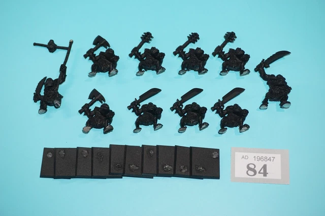 WARHAMMER FANTASY ORCS & Goblins Orc Big Uns x 10 - Métal EUR 115,28 ...