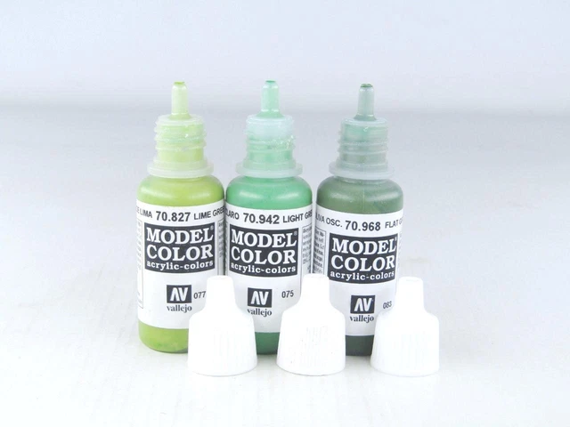 (8238) ASSORTED VALLEJO Model Color Acrylic-Colors Paint Pots Painting ...