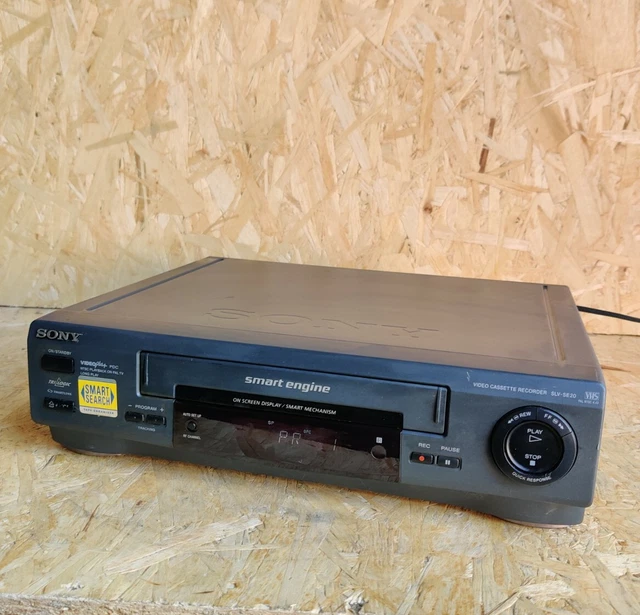 LETTORE VHS SONY SLV-SE30 Smart Engine VHS Video Recorder Videocassette ...