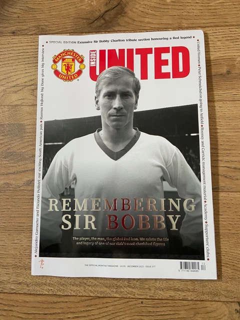 INSIDE UNITED OFFICIAL Man Utd Magazine December 2023 Issue Special ...
