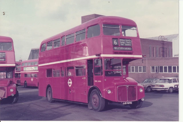 LONDON BUS PHOTO - RML2404 (AC) route 6 £0.75 - PicClick UK