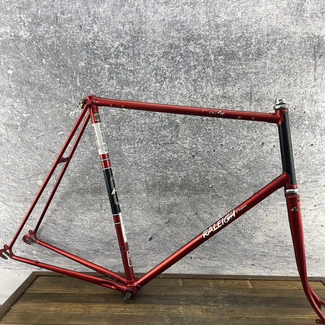 VINTAGE RALEIGH RECORD Ace Road Bike Frame 65 cm Lugged Steel England ...
