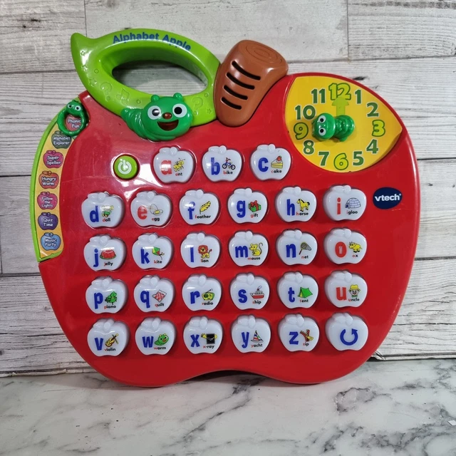 VTECH ALPHABET APPLE Light-Up Learning Activities Electronic Toy ...