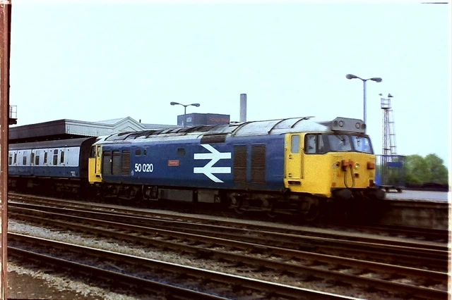 35MM RAILWAY COLOUR Negative Class 50 020 at Bristol Temple Meads £1.20 ...