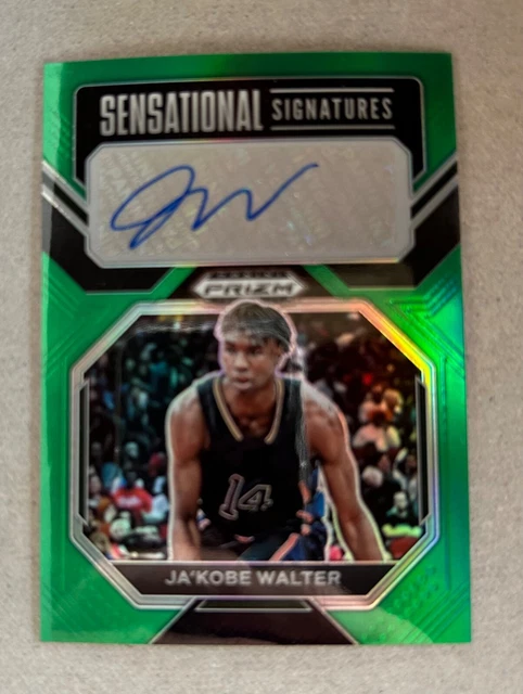 JA'KOBE WALTER 2023 Prizm Draft choisit des signatures sensationnelles ...