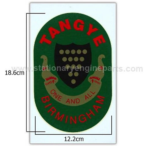 TANGYE STATIONARY ENGINE Decal Transfer Large Tangye Engine Logo ...