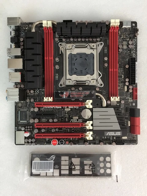 ASUS RAMPAGE IV Gene X79 LGA 2011 DDR3 2400 Overclocking Motherboard ...
