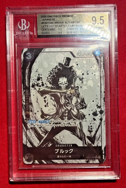 BROOK ALT ART SR EB01-046 – 2025 One Piece Promo JP – BGS 9.5 GEM MINT £267.16 - PicClick UK