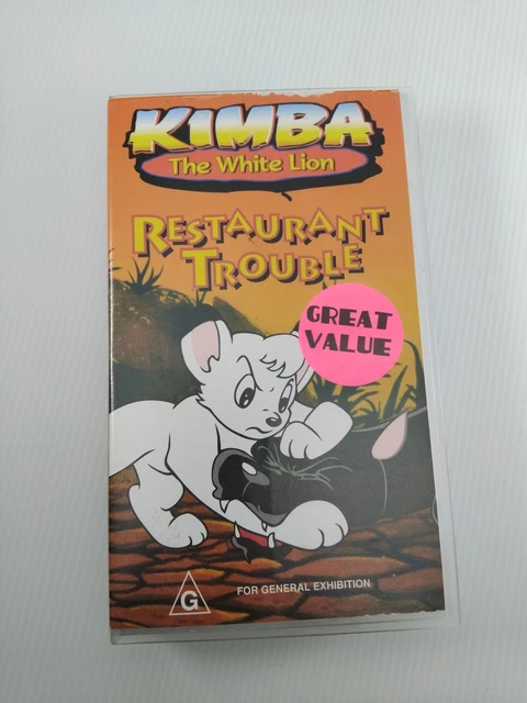 KIMBA THE WHITE Lion VHS Restaurant Trouble G Rated £10.89 - PicClick UK