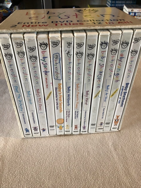BABY EINSTEIN DVD'S 12 Disc Collection ~ Disney Education Lot In ...