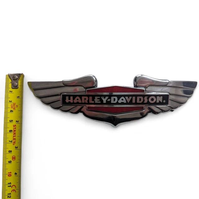 HARLEY FUEL TANK Badge, Emblems Softail Fatboy FLSTF Heritage FLSTC ...