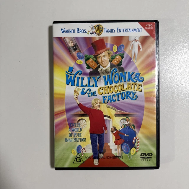 WILLY WONKA AND the Chocolate Factory (DVD, 1971) $6.50 - PicClick AU