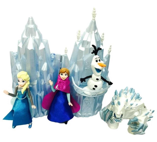 FROZEN OLAF ELSA Anna Monster & Ice Castle Playset Figures Set Cake ...