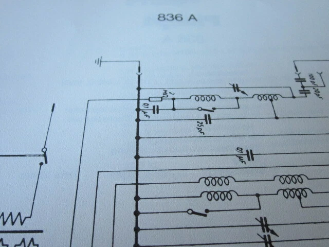 SCHALTPLAN RADIO PHILIPS 836 A 1934 EUR 4,70 - PicClick FR