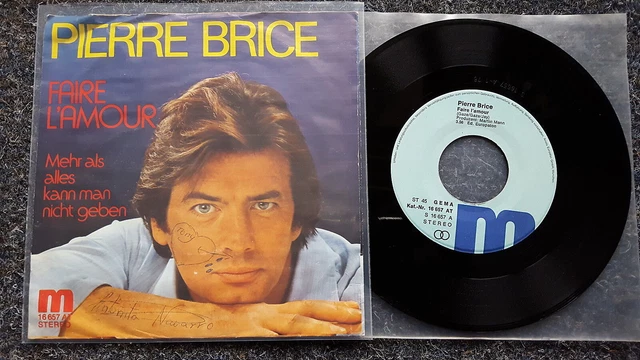 PIERRE BRICE - Faire l'amour/ Mehr als alles 7'' Single SUNG IN GERMAN ...