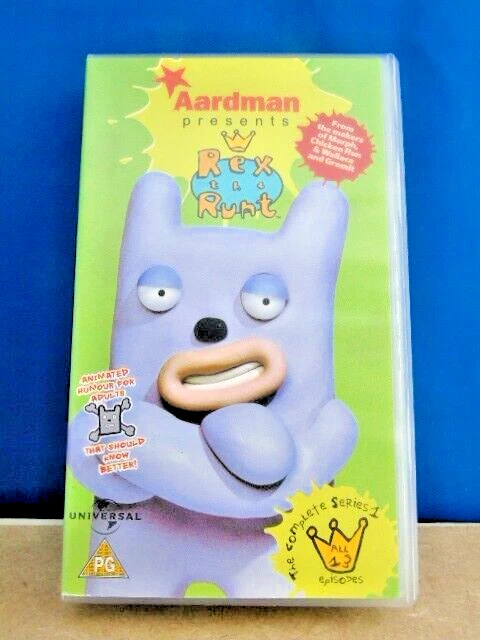 AARDMAN VHS TAPE - Rex the Runt Complete series 1 £0.99 - PicClick UK