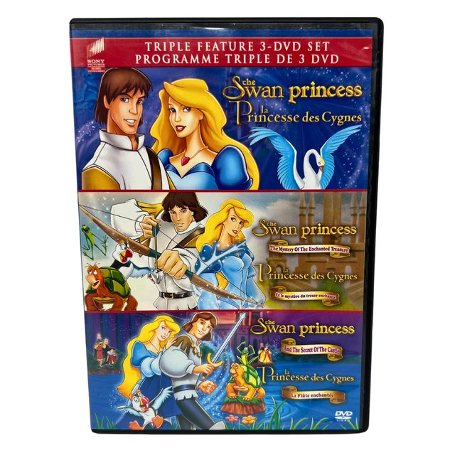 THE SWAN PRINCESS: Triple Feature (DVD) Kids Cartoon Good Condition ...