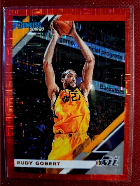 RUDY GOBERT/99 RED INFINITE 2019-20 Panini Donruss NBA #191 Utah Jazz ...