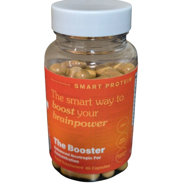 SMART PROTEIN THE Booster Capsules 60 Nootropic Capsules Brain Power ...