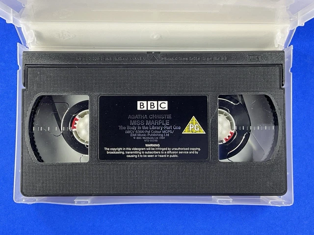 AGATHA CHRISTIE MISS Marple- the Body in the Library-Part One VHS Video ...