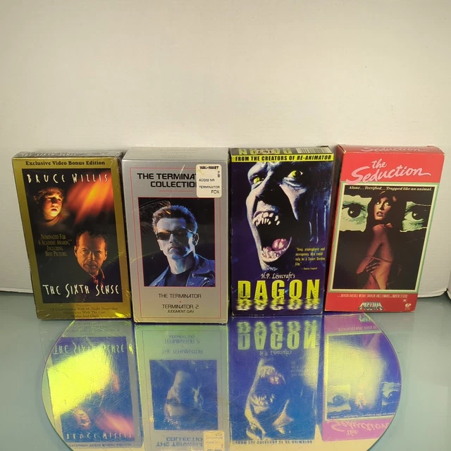 HORROR ACTION VHS Lot -6th Sense Terminator Collection Dagon Lovecraft ...